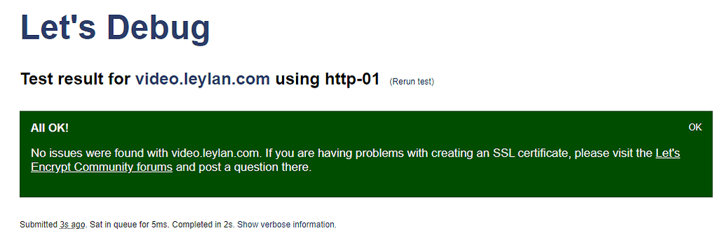 Validation of required challenges (fix?) - Question - Certify The Web - Support Community