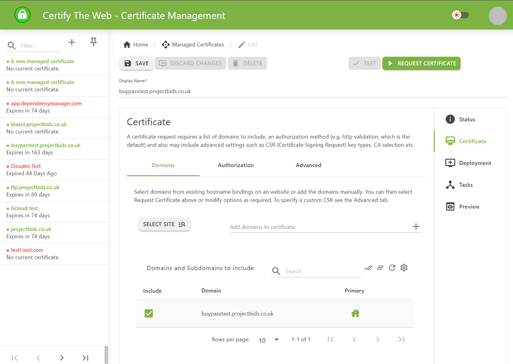Linux (and cross platform) Certify Certificate Management features? - Question - Certify The Web ...